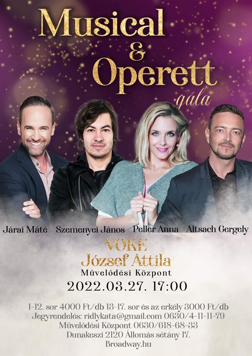 Musical & Operett gála :: vokejamk